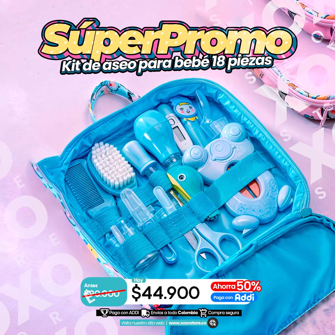 Kit de aseo para bebe piezas – XoXo tienda